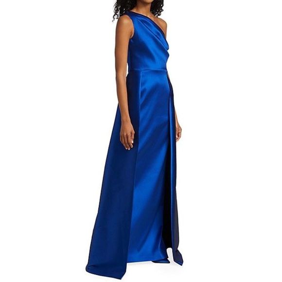 Teri Jon | Dresses | Teri Jon By Rickie Freemanoneshoulder Satin Gown ...